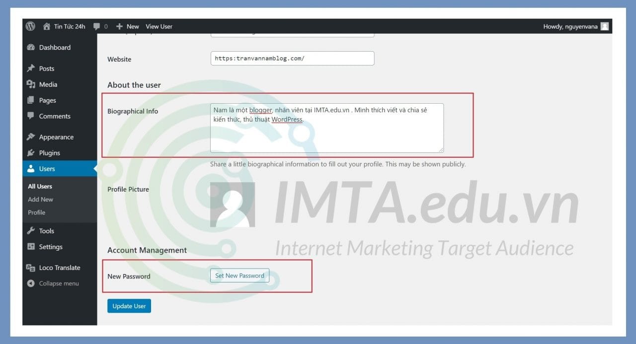 Tạo Và Quản Lý Người Dùng (User) Trên Website WordPress