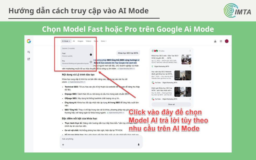 Google AI Mode là gì? Cách dùng & tối ưu Website cho AI Mode